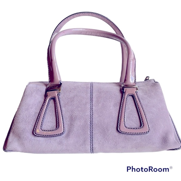 Tod's | Bags | Tods Shoulder Bag In Lavender Suede Or Nubuck With ...